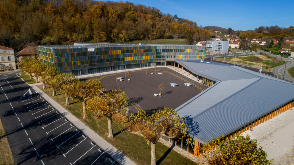 Photos drone, SDE, Collège de Champier | Edyta TOLWINSKA | Photographe ...